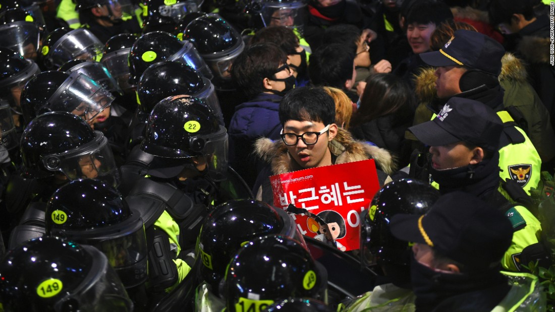 South Korean Protesters Call For President Park Geun Hye To Resign Cnn