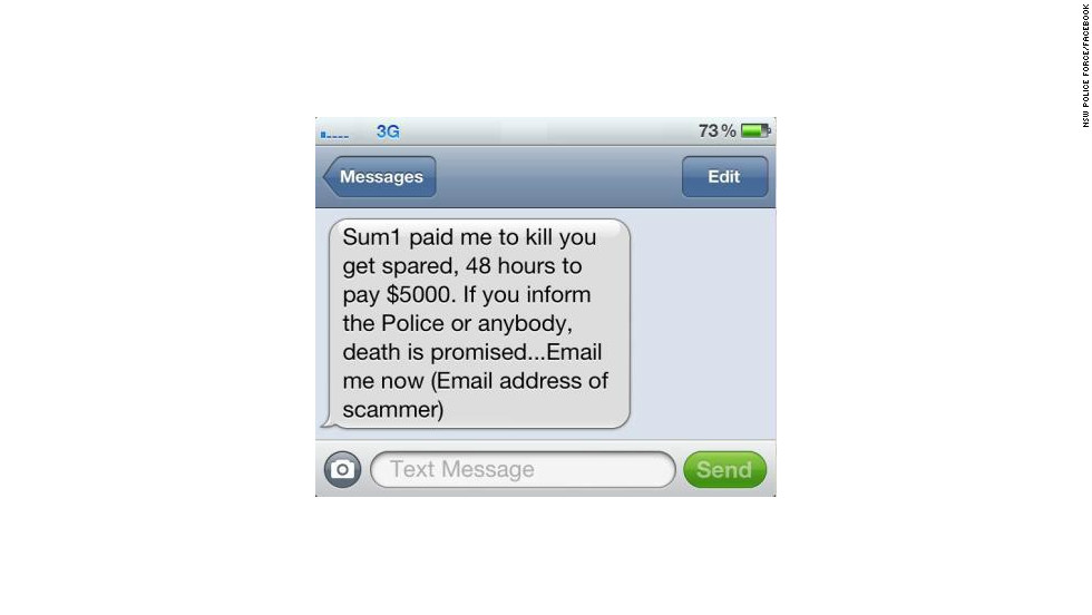Pay Up Or Die Thousands Of Australians Receive Death Threat Text