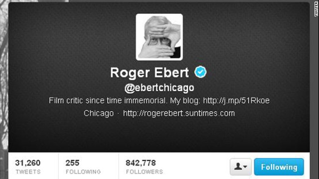 On Twitter, Roger Ebert found a new voice - CNN