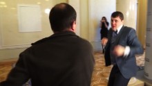 Politicians caught in violent brawl - CNN Video