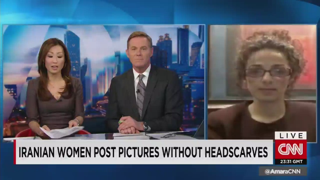 Iranian Women Post Pics Without Hijab In Online Protest Cnn Video