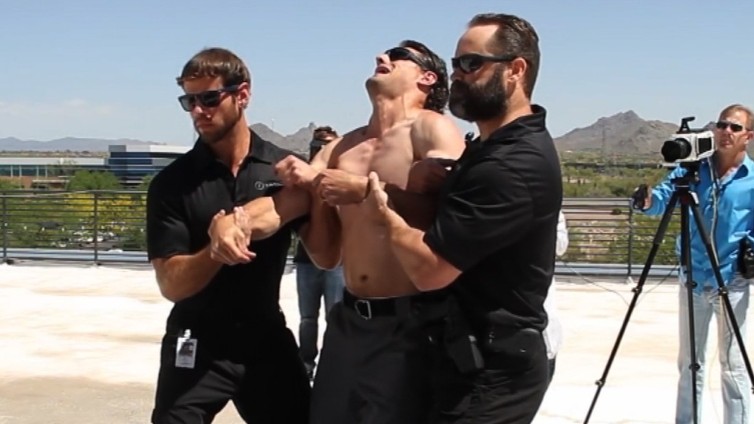 See a Taser strike a man in slow motion - CNN Video