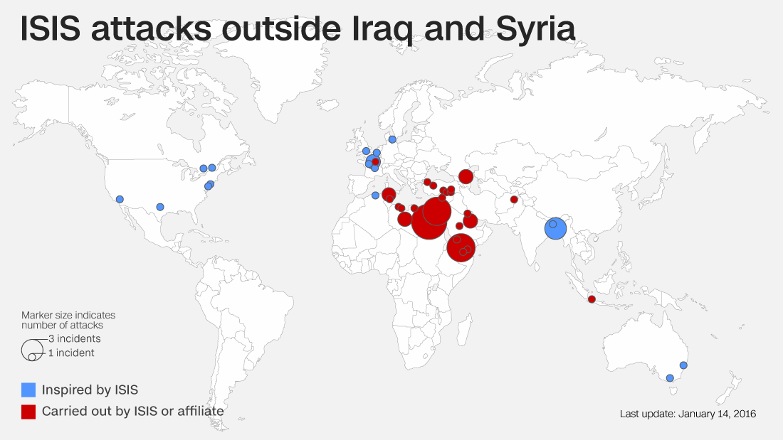 Map Of Isis Growing Reach But A Complex Picture Cnn