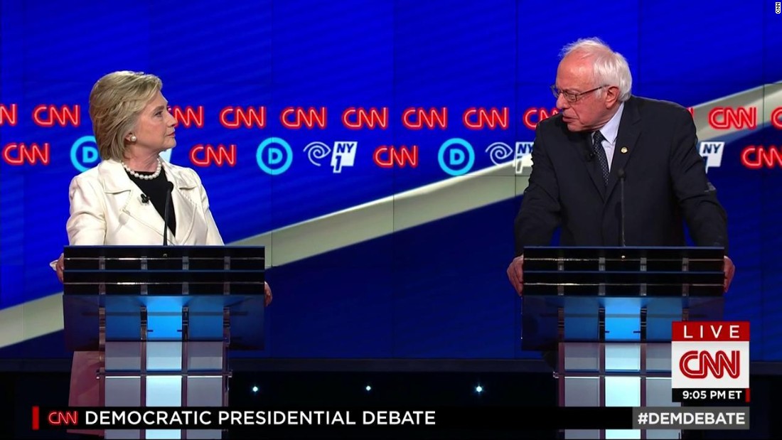 Hillary Clinton To Sanders If You Have Something To Say Say It