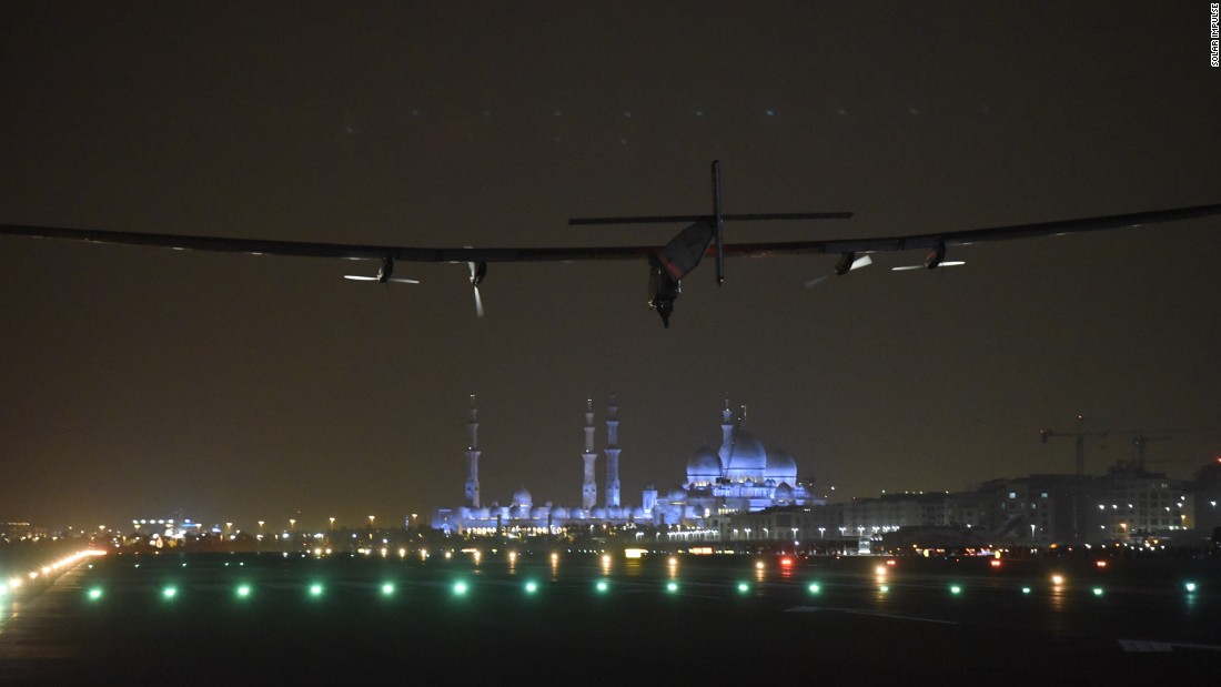 Sun sets over epic Solar Impulse journey - CNN