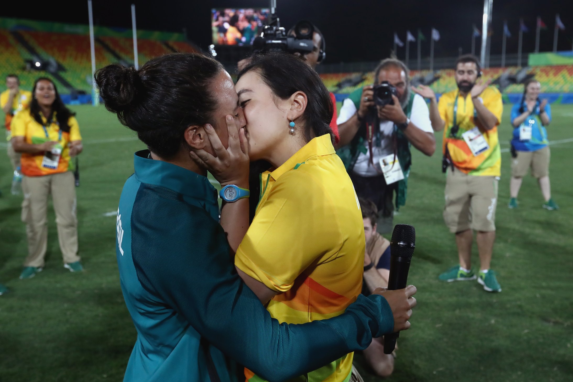 Gymnast Lesbian Kiss Tv Telegraph