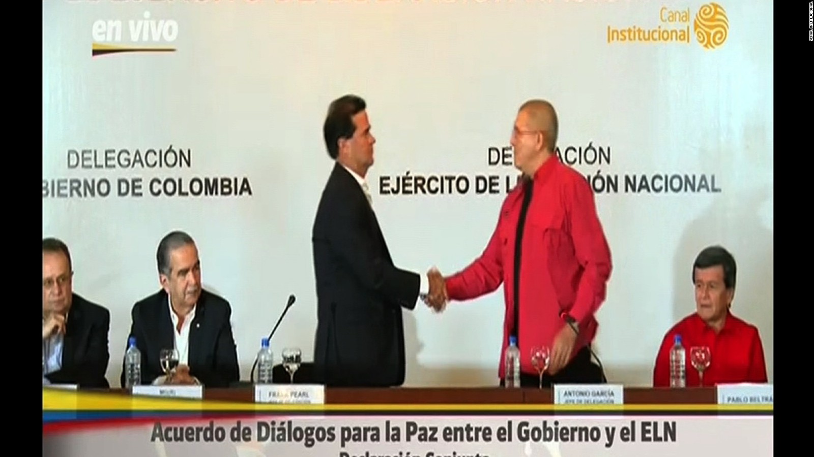 Eln Y Gobierno De Colombia Anuncian Fase Pública De Diálogos De Paz