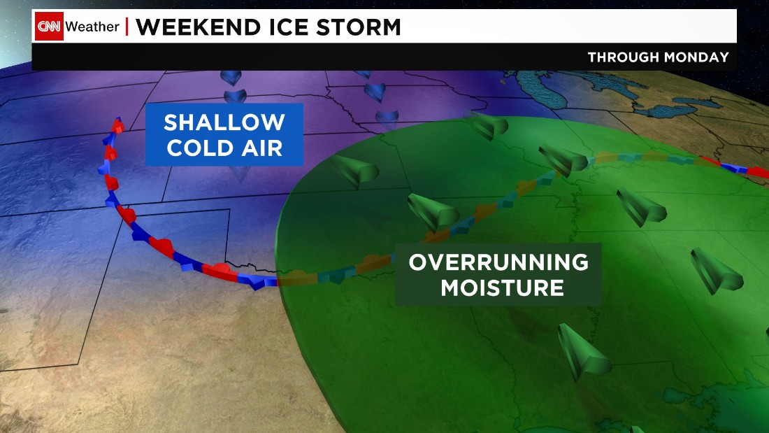 Weekend ice storm glazes central US - CNN