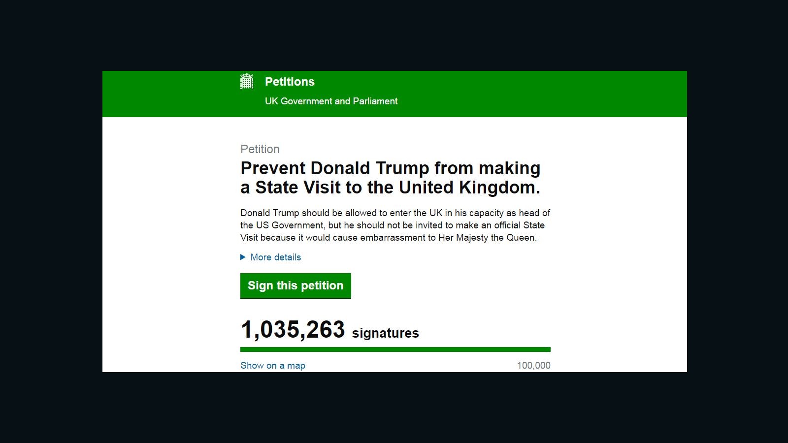 UK petition to stop Trump state visit hits 1 million - CNN UK petition to stop Trump state visit hits 1 million - CNN