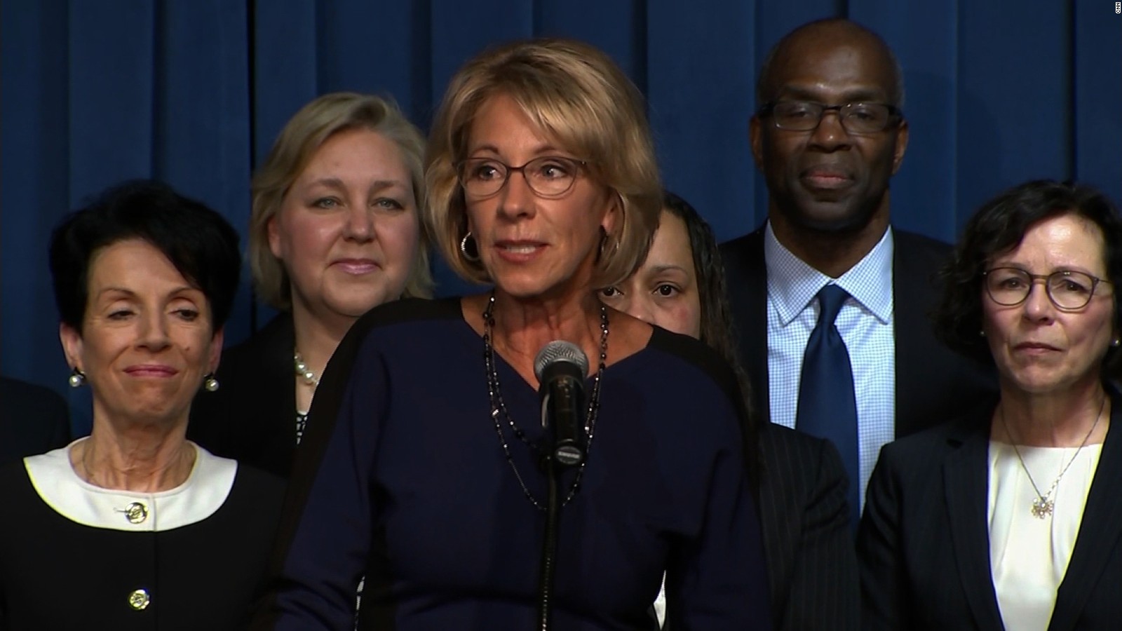 Harvard students taunt Betsy DeVos - CNN Video