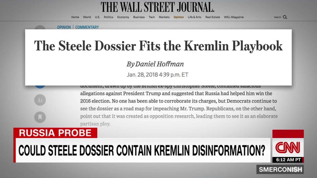 Is Steele Dossier Kremlin disinformation? - CNN Video Is Steele Dossier Kremlin disinformation? - CNN Video