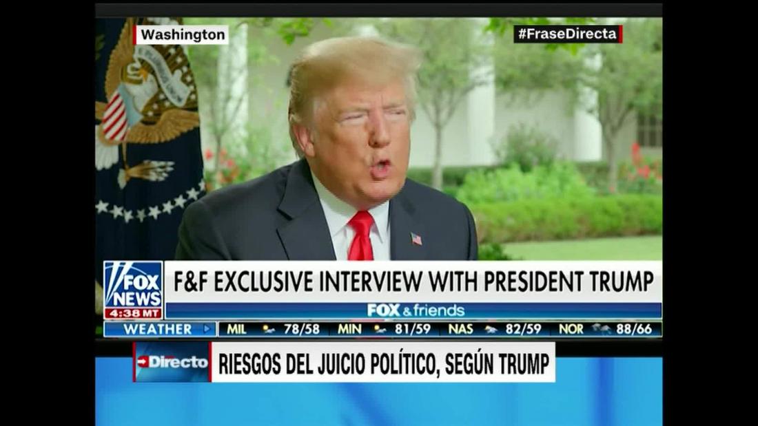 Trump No Se Le Puede Hacer Juicio Político A Quien Hace Un Gran