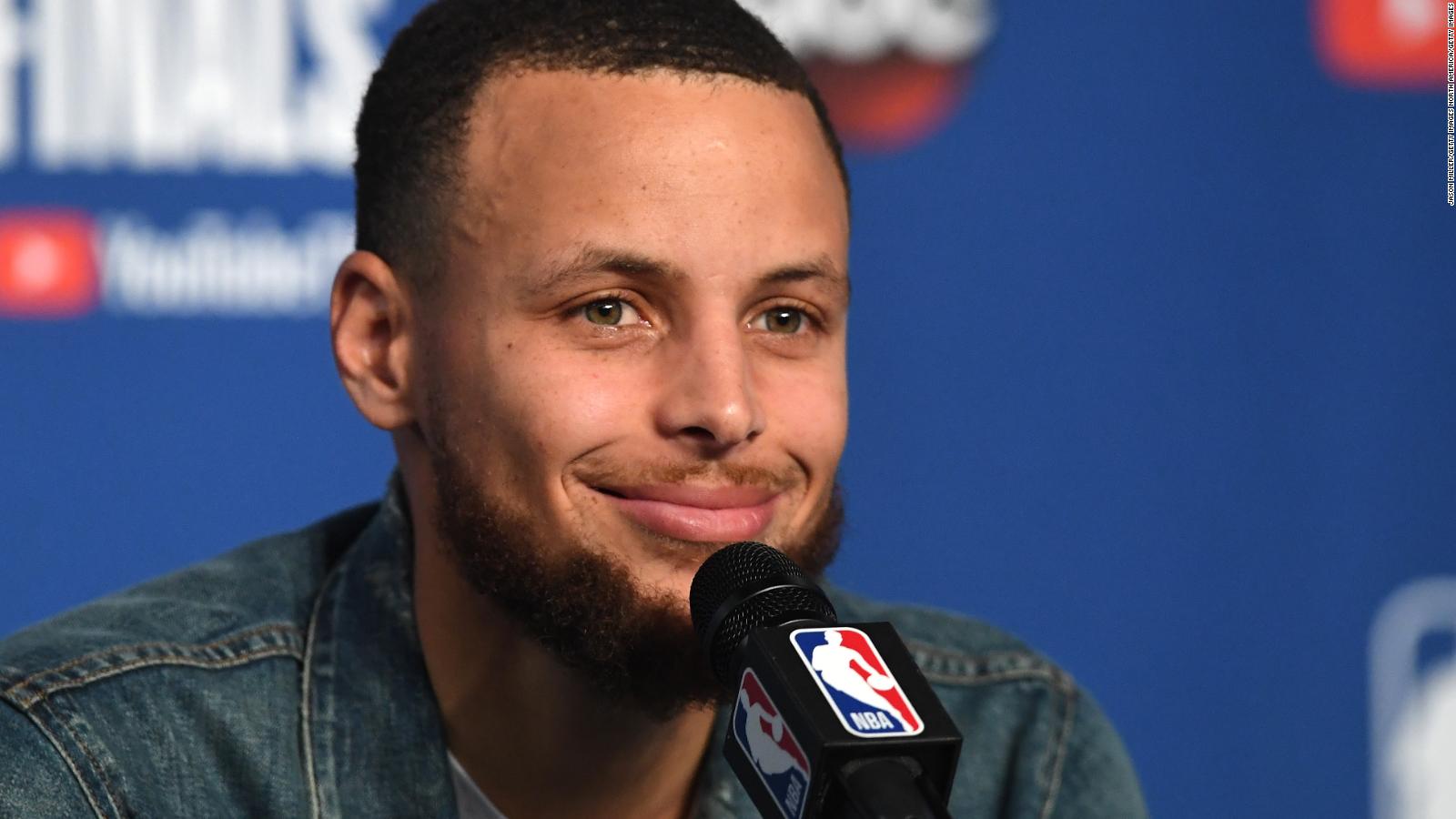 Steph Curry was joking about the moon landing, he says. - CNN Steph Curry was joking about the moon landing, he says. - CNN