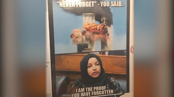 Ilhan Omar Blasts Gop Over Poster Linking Her With The 9 11 Attacks Cnn
