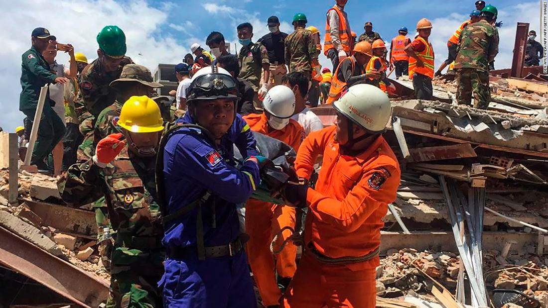 Cambodia building collapse kills three, with many trapped under rubble ... Cambodia building collapse kills three, with many trapped under rubble ...