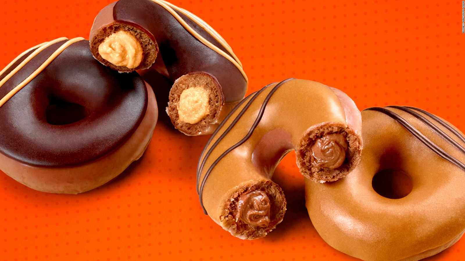 Reeses And Krispy Kreme Drop Their Latest Sugary Collaboration Cnn