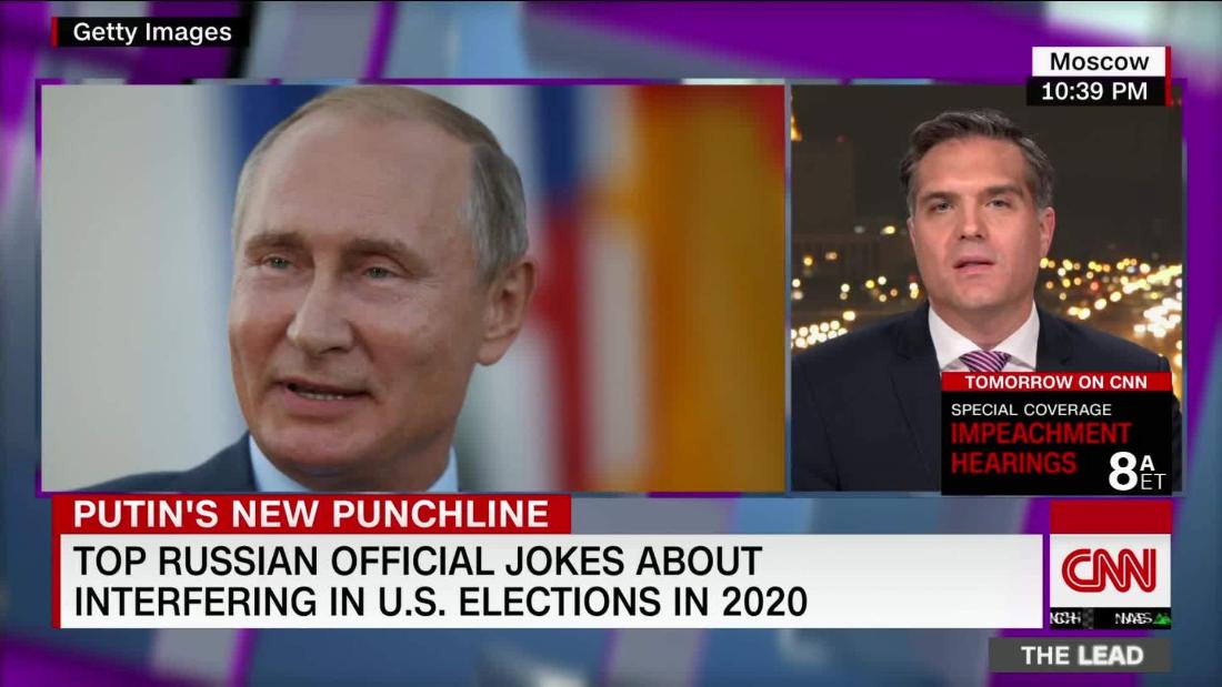 Russian Interference In U S Elections Now Comedy Fodder For Kremlin