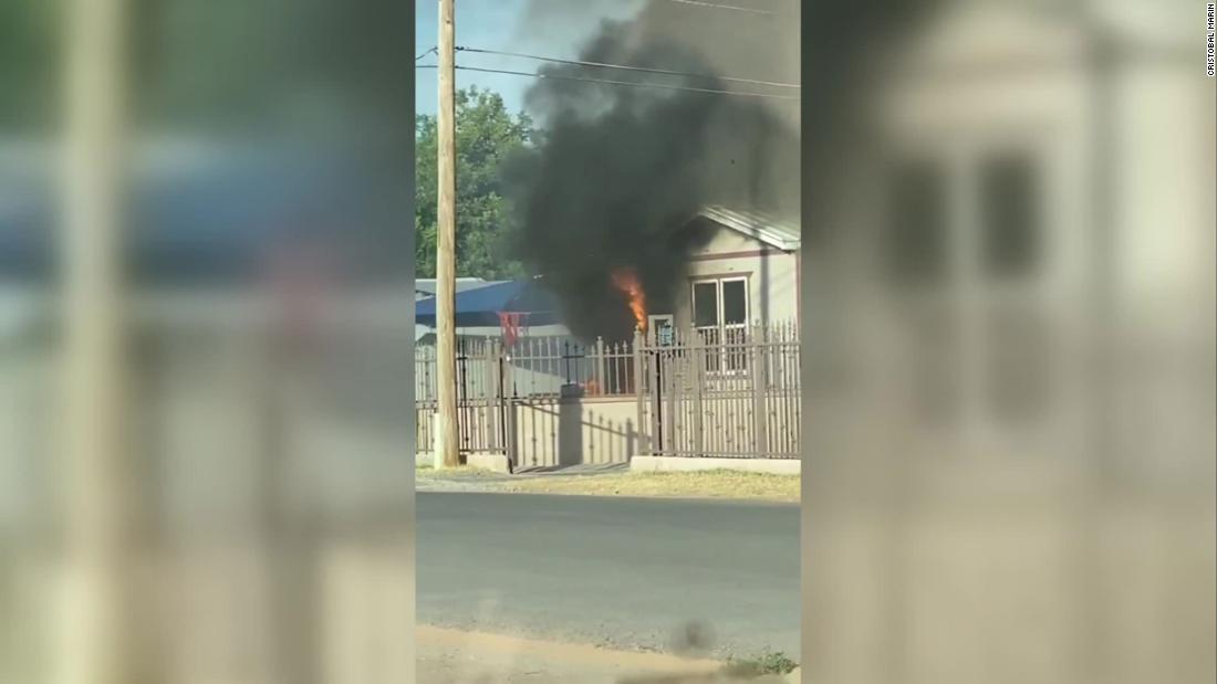 A Texas officer runs into a burning house and saves an 8-year-old boy - CNN A Texas officer runs into a burning house and saves an 8-year-old boy - CNN