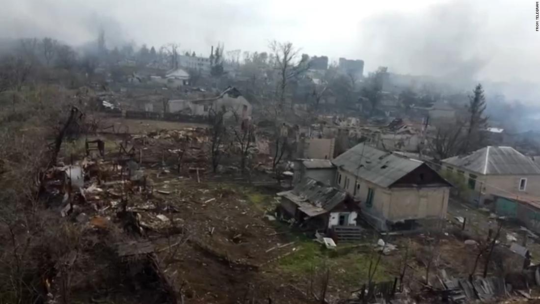 Drone footage shows how Russians destroyed one Ukrainian town in savage ... Drone footage shows how Russians destroyed one Ukrainian town in savage ...